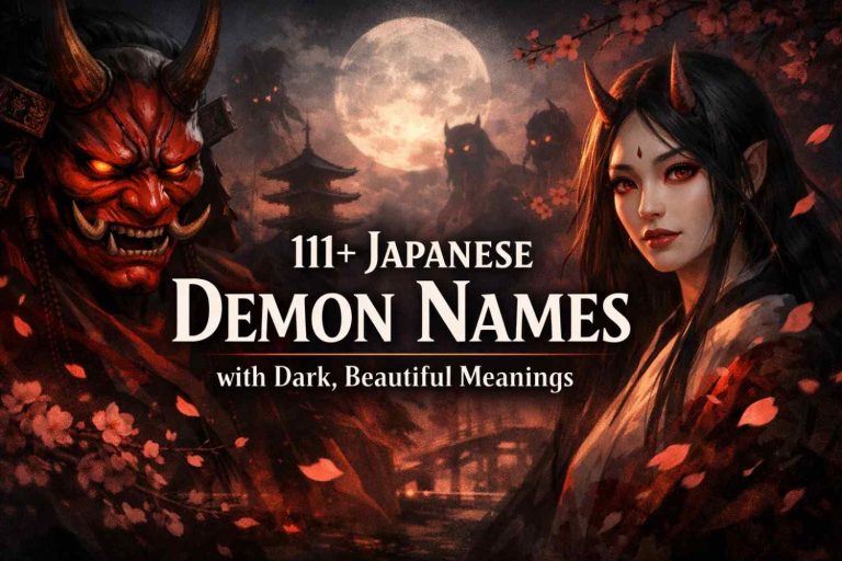 111+ Japanese Demon Names with Dark, Beautiful Meanings - The Victor Mind