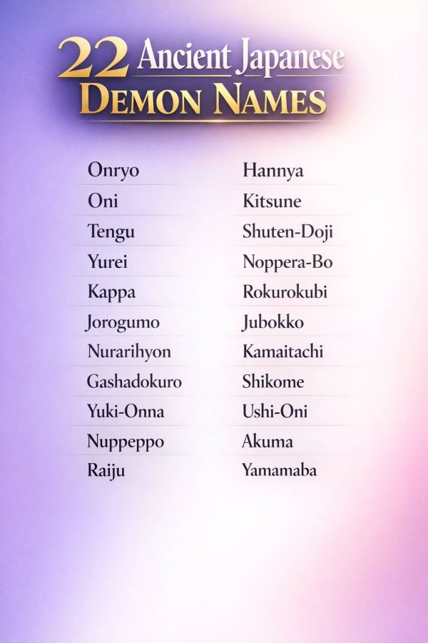 111+ Japanese Demon Names with Dark, Beautiful Meanings - The Victor Mind