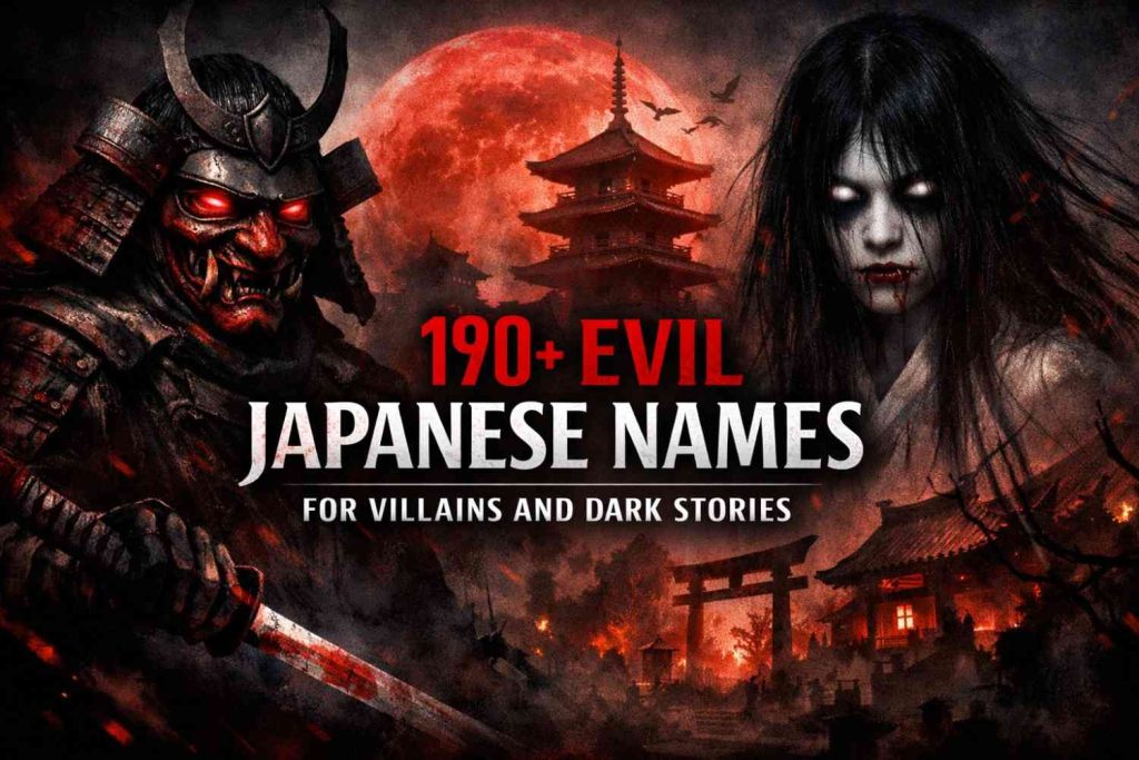 190+ Evil Japanese Names for Villains and Dark Stories - The Victor Mind