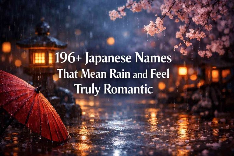 196+ Japanese Names That Mean Rain and Feel Truly Romantic - The Victor ...