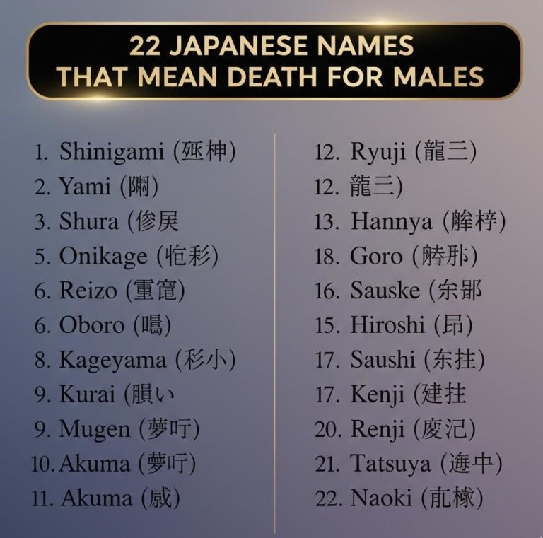 194+ Japanese Names That Mean Death You’ll Never Forget - The Victor Mind