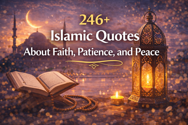 246+ Islamic Quotes About Faith, Patience, and Peace - The Victor Mind